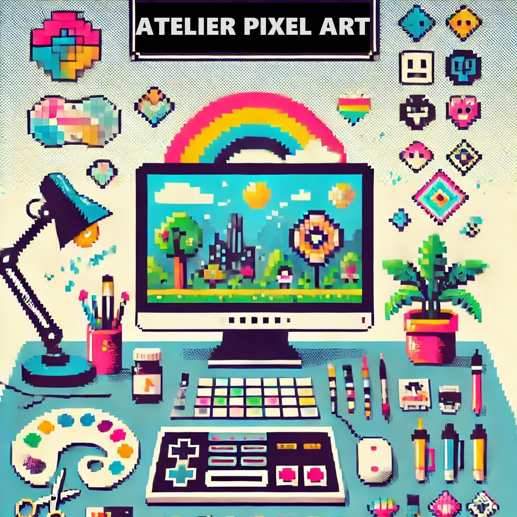 Atelier pixel art : créons en famille ! – Centre Culturel de Saint-Avé